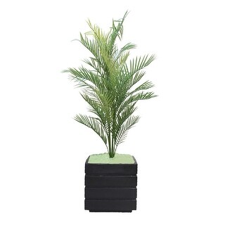 48" Tall Fluorescent (glow in the dark) Palm Tree w/Planter - Bed Bath ...