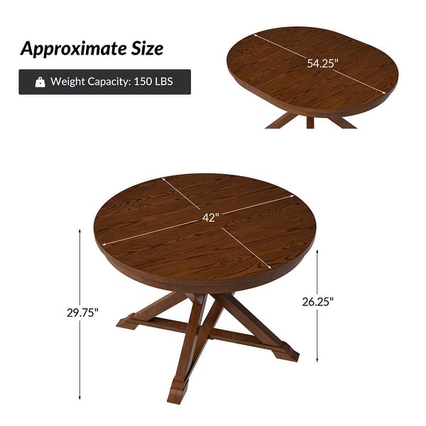 Horacio Traditional Extendable Dining Table with Solid Wood Legs by ...