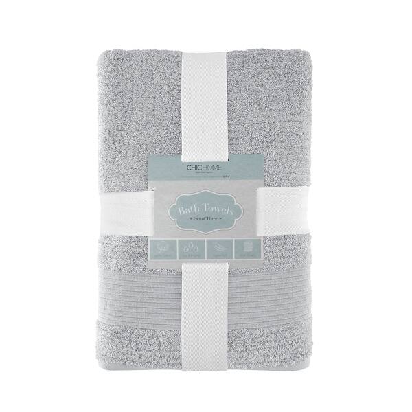 Chic Home 3-Piece Standard 100 Oeko-Tex Certified Bath Towel Set - N/A ...