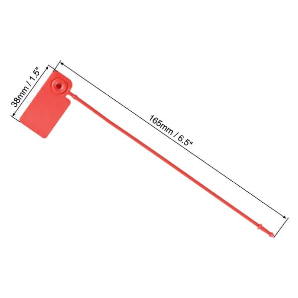 Plastic Zip Ties Pull-Tite Security Tags Anti-Tamper for Storage Units ...