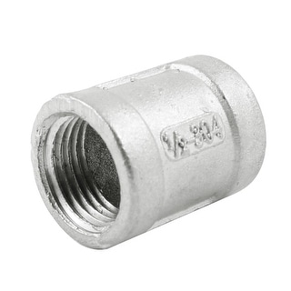 1/2" NPT Female Thread Straight Rod Coupling Connector Pipe Fittings ...