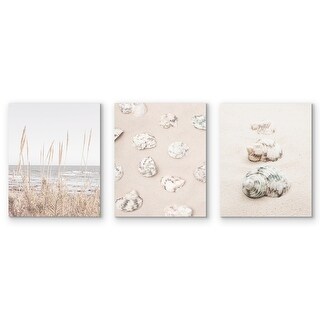 Americanflat 3 Piece 8x10 Wrapped Canvas Set - Studio - Beach Vass by ...