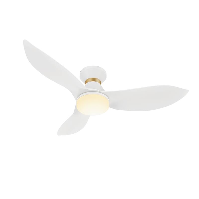 45-inch Indoor Smart Ceiling Fan, Dimmable LED Light Kit & Remote ...