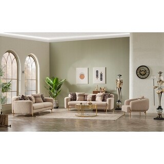 Encam 3 Pieces Living Room Sets 2 Sofa 1 Chair - Bed Bath & Beyond ...