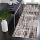 Nevada Collection Abstract Grid Design Neutral Area Rug - Bed Bath ...