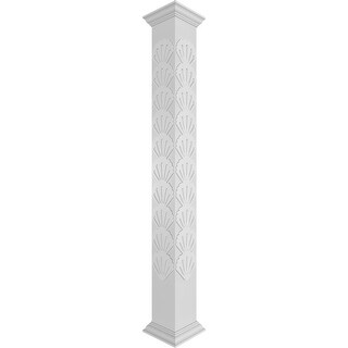 Craftsman Classic Square Non-Tapered Bondi Fretwork Column - Bed Bath ...