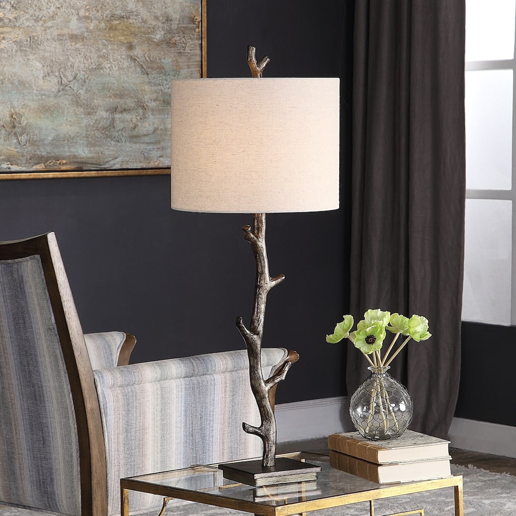 Edmund Dark Bronze Branch Table Lamp by David Frisch - Overstock - 24215175