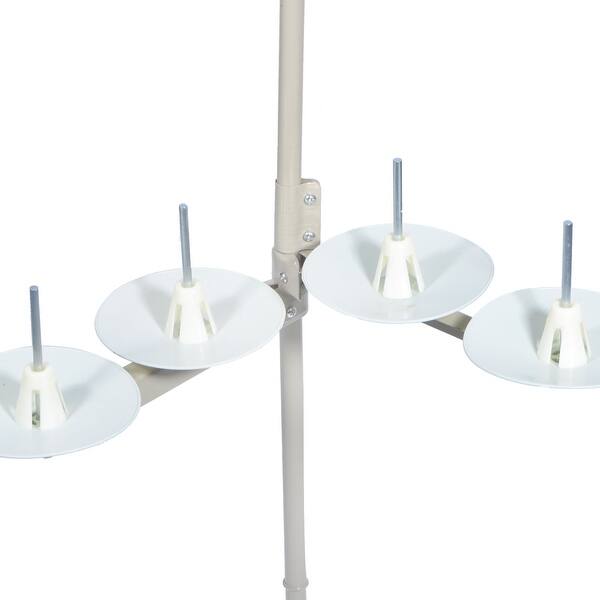 Quadruple Cone Spool Stand Universal Stainless Steel 4 Thread Stand ...