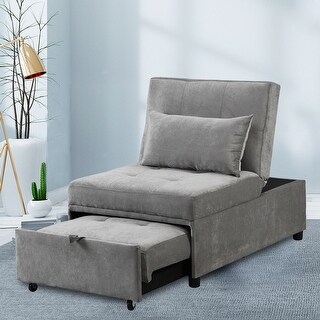 TiramisuBest Convertible Ottoman Sleeper Chair Adjustable Sofa Bed ...