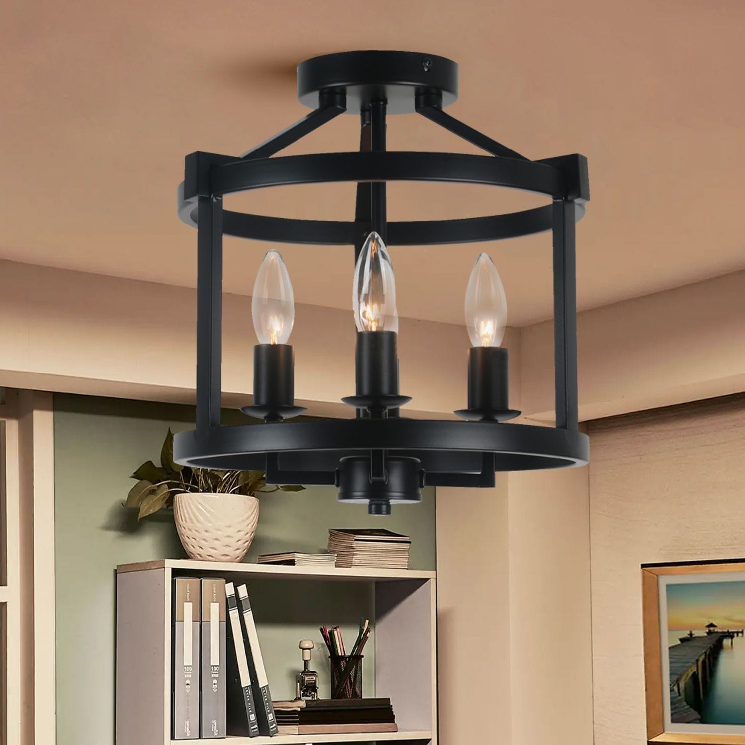 Semi-Flush Mount Ceiling Lights - Bed Bath & Beyond