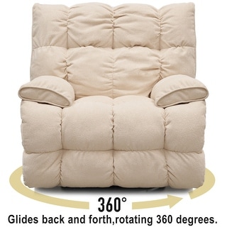 Classic Fabric Recliner Relax Soft Chair with High Backrest - Bed Bath ...