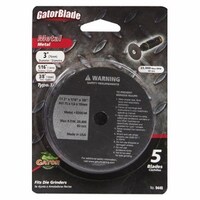 Gator 9440 Metal Cut Off Blades, 3" x 1/16" x 3/8", 5/Pack - Bed Bath ...