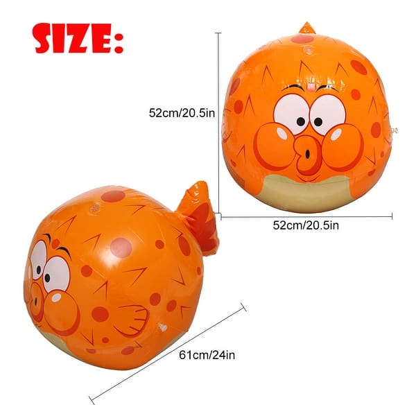 Kids Water Sprinkler Toy, Giant Inflatable Water Sprinkler Carton Fish ...