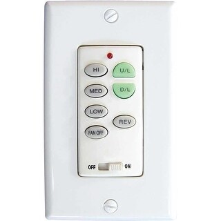 Volume Lighting V0932 Ceiling Fan Wall Remote Control with 3 Fan Speeds ...