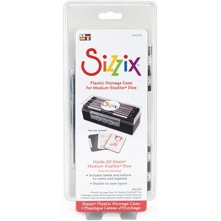 Sizzix Sizzlits Plastic Storage Case-Holds 20 Medium Dies - Bed Bath ...