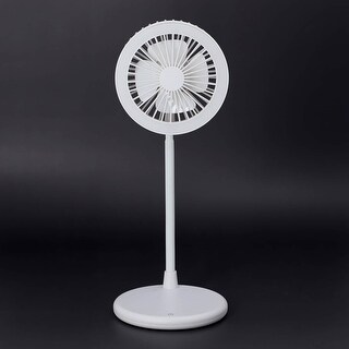 Stand Fan With Led Light Foldable Non Skid Base USB Rechargeable Gifts ...