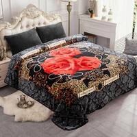 Printed Rachel Plush Blanket 75"x91" - On Sale - Bed Bath & Beyond ...