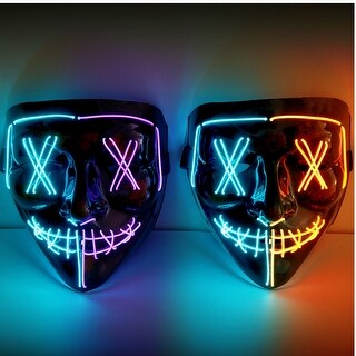 Halloween V-shaped X-eye LED mask - Bed Bath & Beyond - 41769325