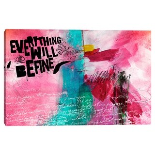 Just Fine by Synthia SAINT JAMES Canvas Art Print - Bed Bath & Beyond ...