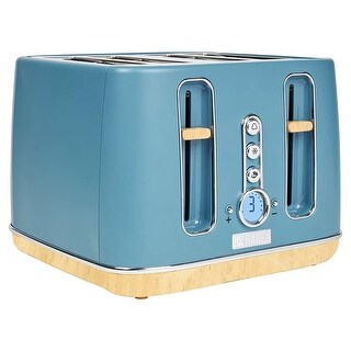 Haden Dorchester 4 Slice Wide Slot Retro Toaster with Control Knob ...
