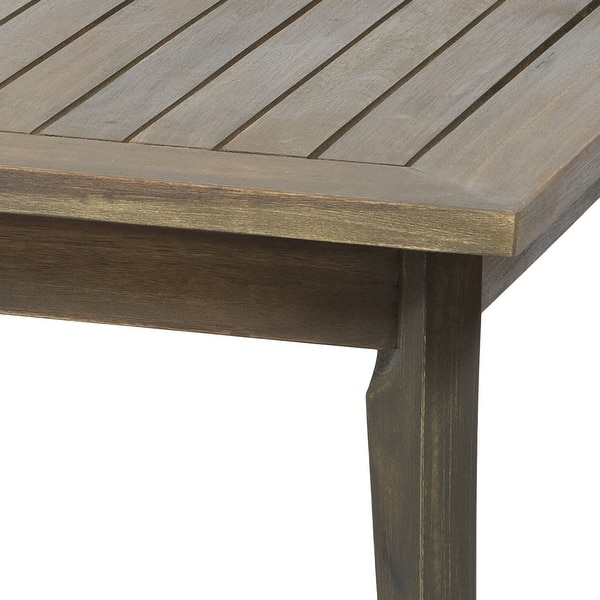 Nicholson Outdoor 4-seat Acacia Chat Set by Christopher Knight Home ...