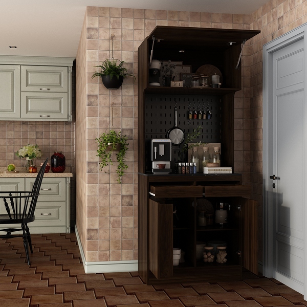 Pantry Storage Cabinet 78.7 Modular Kitchen Buffet Kitchen Cupboard On Sale Bed Bath Beyond 37279464