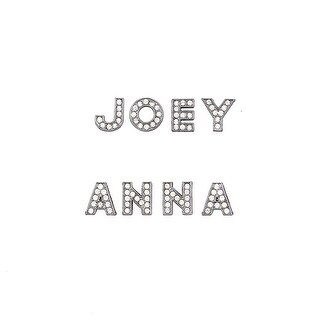 Personalized Crystal Letters by Cha-Cha Couture - A-Z - Letter C - Bed ...