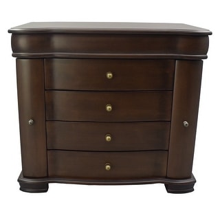 Large Brushed Brown Jewelry Box - N/A - Bed Bath & Beyond - 36666671