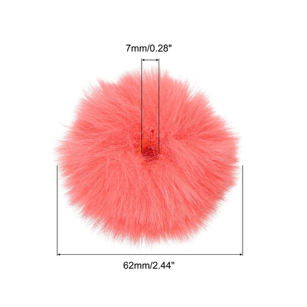 Furry Microphone Windscreen 7mmx 60mm Mic Cover Windshield Orange 2 ...