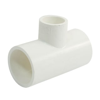 3-Way T Shape White PVC-U Drainage Pipe Tee Connector Fitting 32x20mm ...