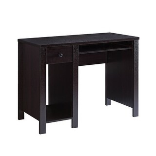 Akol Computer Desk, Keyboard Drawer and Storage, 39 Inch, Black - Bed ...