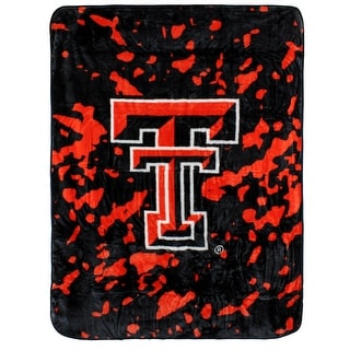Texas Tech Red Raiders Throw Blanket / Bedspread 63" x 86" - Bed Bath ...