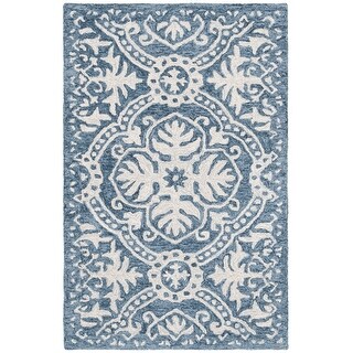 SAFAVIEH Handmade Micro-Loop Sanem Modern Wool Rug - On Sale - Bed Bath ...