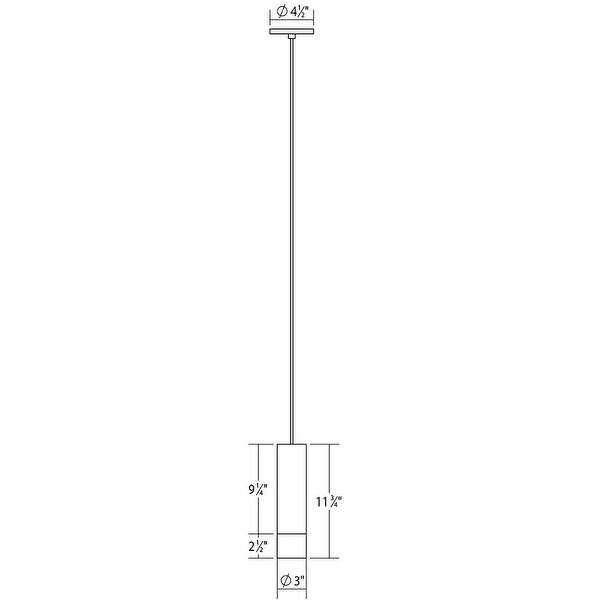 Sonneman Lighting ALC 1-light Satin Black Small LED Pendant, Snoot ...