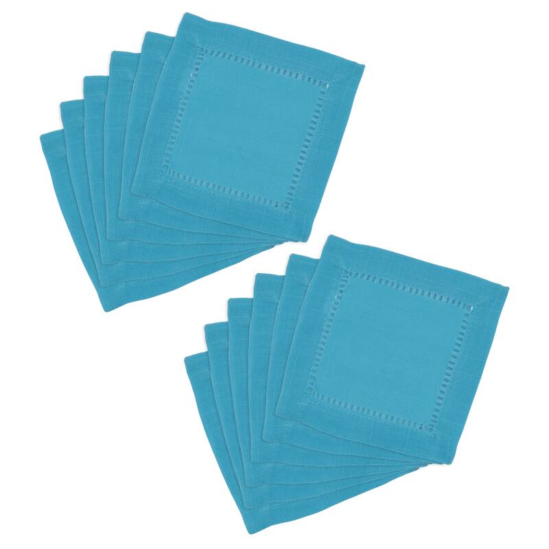 Classic Hemstitch Border Dinner Napkin (Set of 12) - Overstock - 30699363