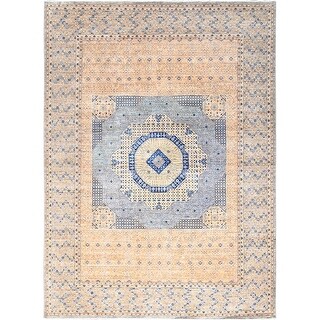 Shahbanu Rugs Almond Brown 14th Century Mamluk Dynasty Pattern 200 KPSI ...