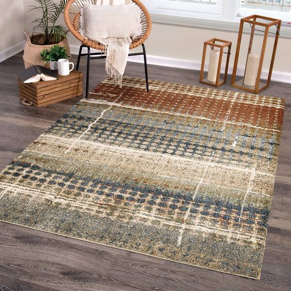 Orian Rugs Next Generation Delgado Beige Stain Resistant Area Rug - Bed ...