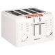 Toasters 4 Slice Compact Plastic Toaster - Bed Bath & Beyond - 37417840