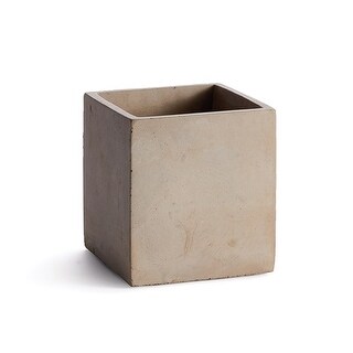 Concrete Cube Pot 4.25" - Bed Bath & Beyond - 39788092