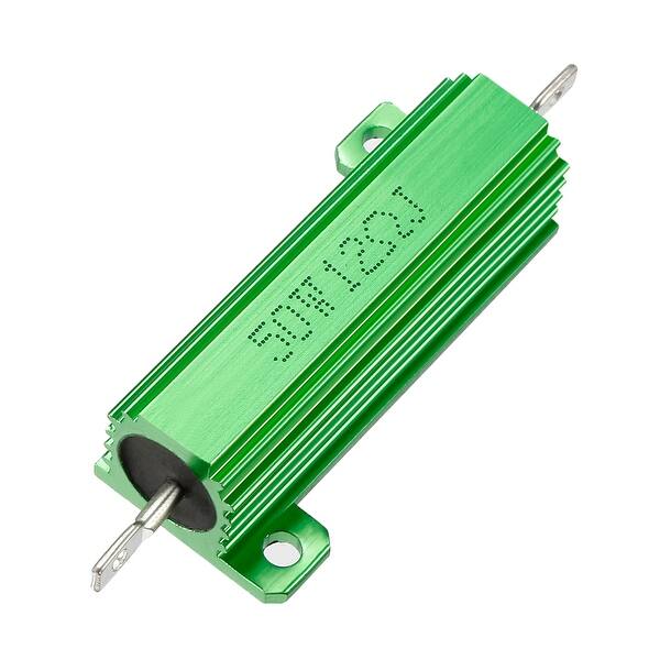 50W 12 Ohm Aluminium Housing Chassis Mount Wirewound Power Resistor ...
