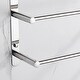 THREE Stagger Layers Towel Rack Stainless Steel Hand Polishing Mirror ...