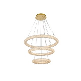 Indigo Home 32 inch Adjustable LED Chandelier - Bed Bath & Beyond ...