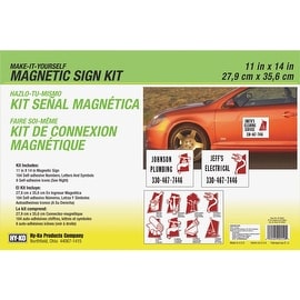 Hy-Ko 12X18 Myo Magnt Sign Kit - Bed Bath & Beyond - 12462139