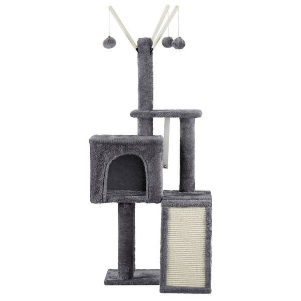 dark grey cat tree