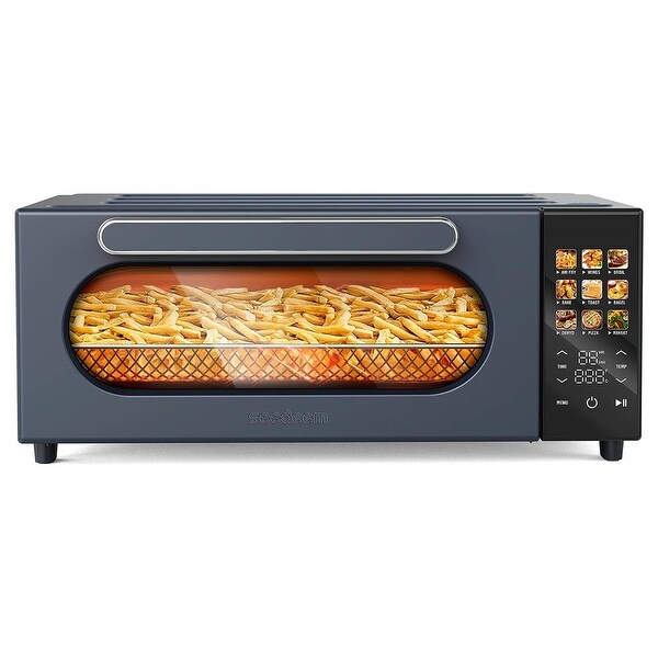 10 in 1 Air Convection Toaster Oven with Color LCD Display and Touch Screen Toaster Air Fryer Dehydrate On Sale Bed Bath Beyond 40699309