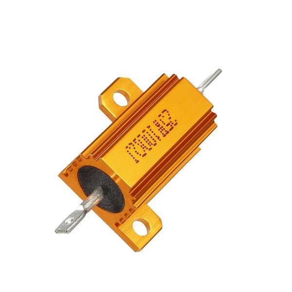 25W 100 Ohm Aluminium Housing Chassis Mount Wirewound Power Resistors ...