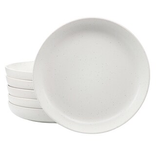6 Piece 9.5 Inch Round Stoneware Bowl Set in Sea Salt - Bed Bath ...