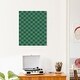 Wynwood Studio Canvas Abstract Green Kingdom Checkered Green Modern ...