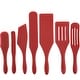 Mad Hungry 7-Piece Multi-Use Silicone Spurtle Set Spatula and Spoons ...