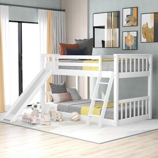 Bunk Bed with Convertible Slide and Ladder - Bed Bath & Beyond - 36807827